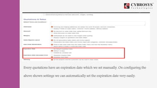 Revise in odoo | PPT