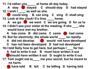 Revise subjunctive mood | PPT | Birthday | Personal Celebrations & Life ...