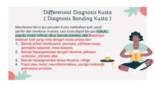 Revisi2 diagnosis dan klasifikasi kusta | PPTX