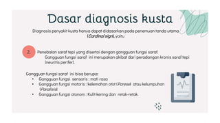 Revisi2 diagnosis dan klasifikasi kusta | PPTX
