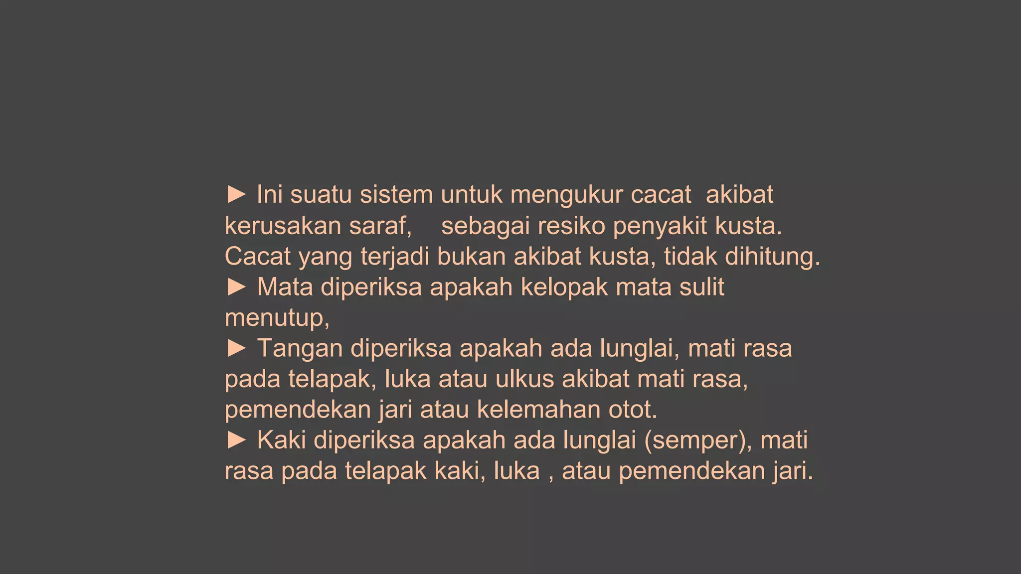 REVISI 2 KECACATAN DAN PENCEGAHAN KUSTA | PPTX