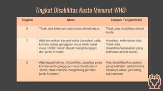 REVISI 2 KECACATAN DAN PENCEGAHAN KUSTA | PPTX