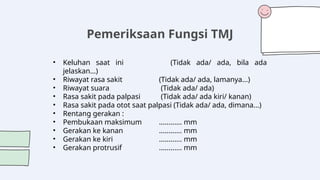 revisi analisis fungsional tugas anak coass | PPTX