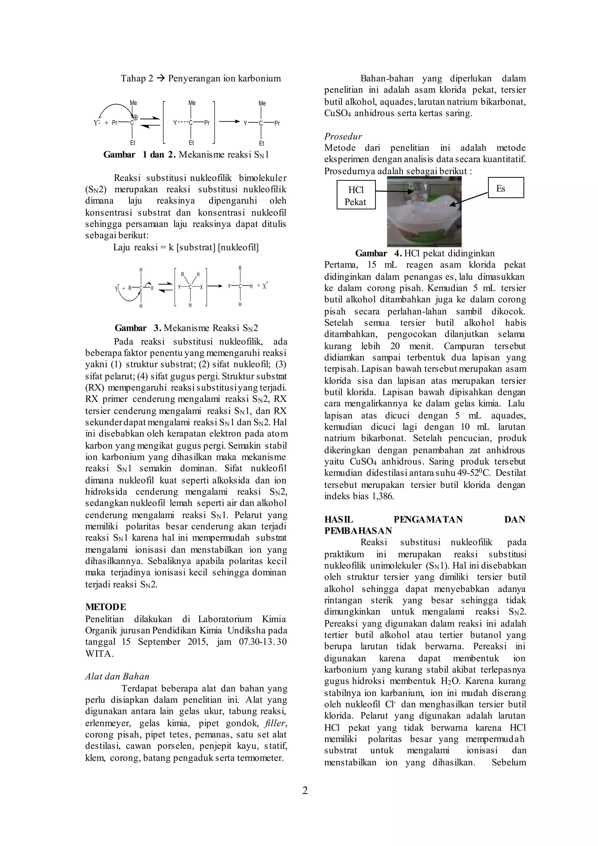 Revisi artikel reaksi substitusi nukleofilik dwi karyani 1313031019 | DOCX