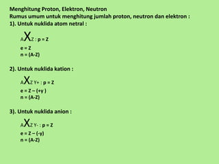 Revisi atom, molekul, ion | PPT