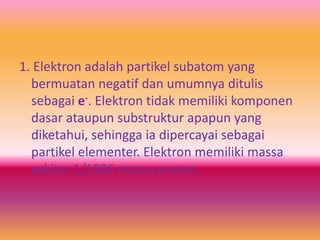 Revisi atom, molekul, ion | PPT