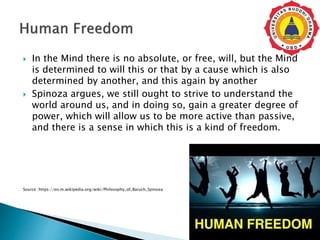 Human Being are Determined By Baruch Spinoza | PPT