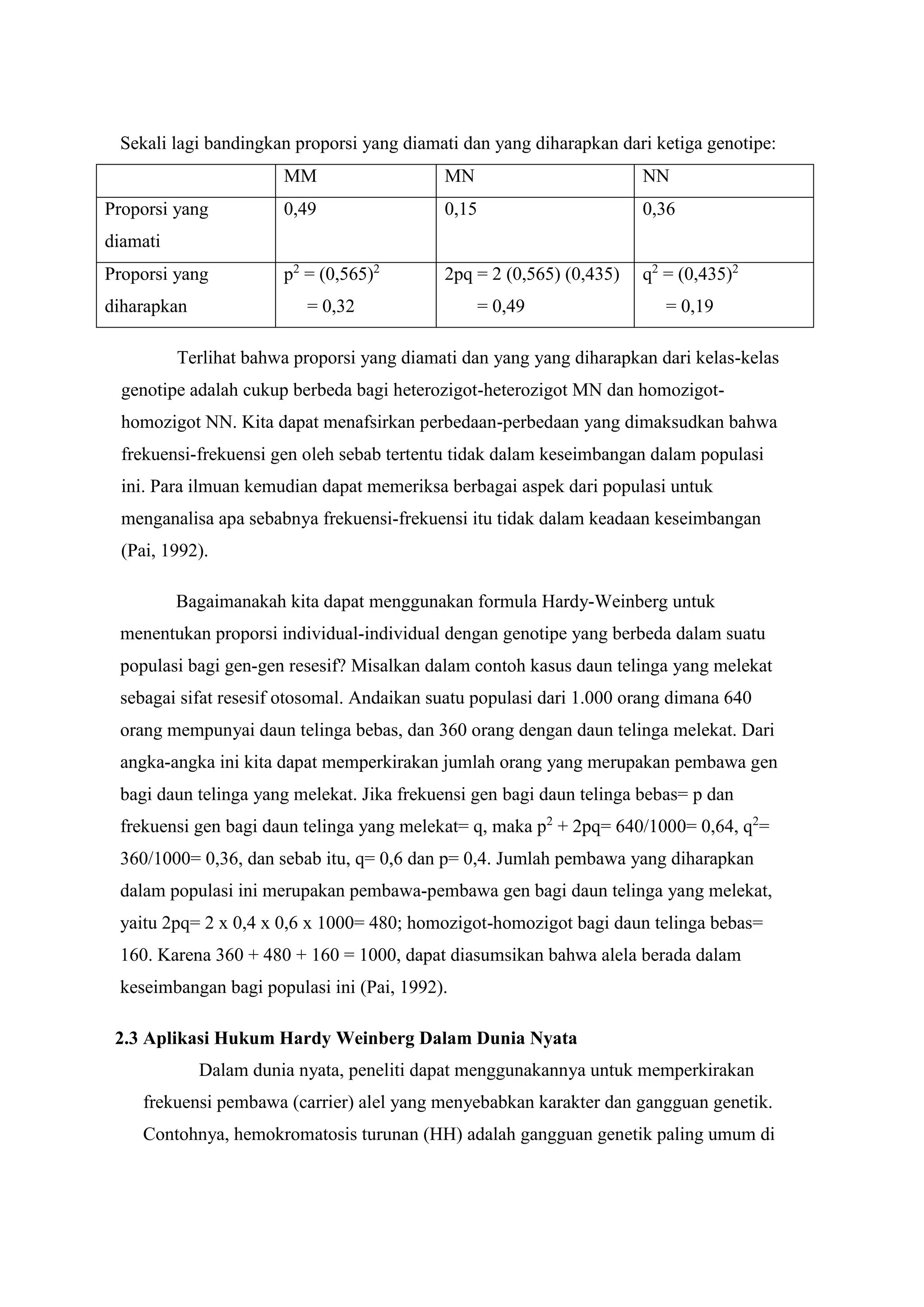 Revisi dinamika gen dalam populasi kel.4 | DOCX