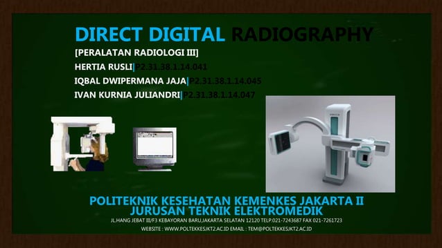 PPT Digital Radiography | PPTX