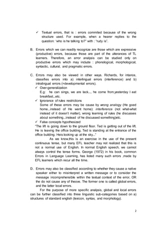 ERROR ANALYSIS | DOCX