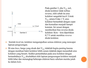 Revisi karakteristik transistor | PPTX