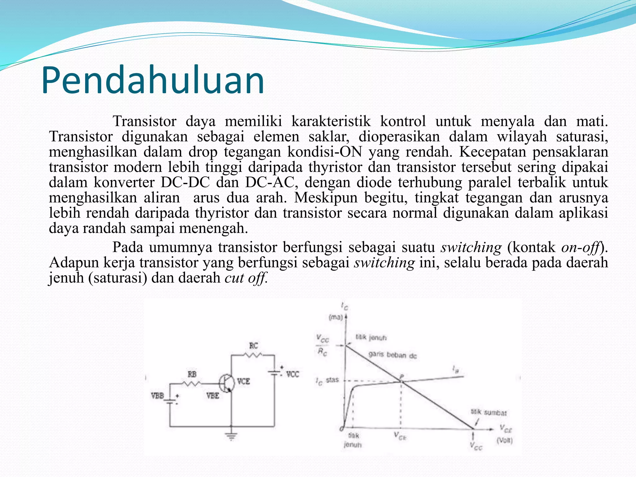 Revisi karakteristik transistor andhi | PPTX