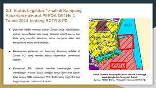 Hukum Pembiayaan Pembangunan Kota. Studi kasus: Kampung Akuarium ...