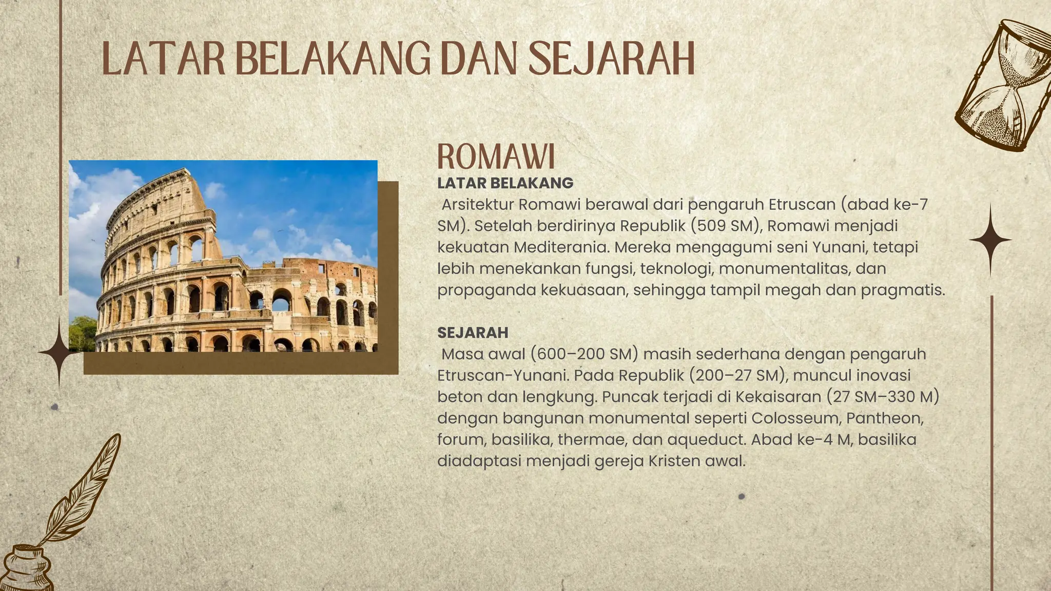 Perkembangan Gaya Arsitektur Yunani Romawi | PDF