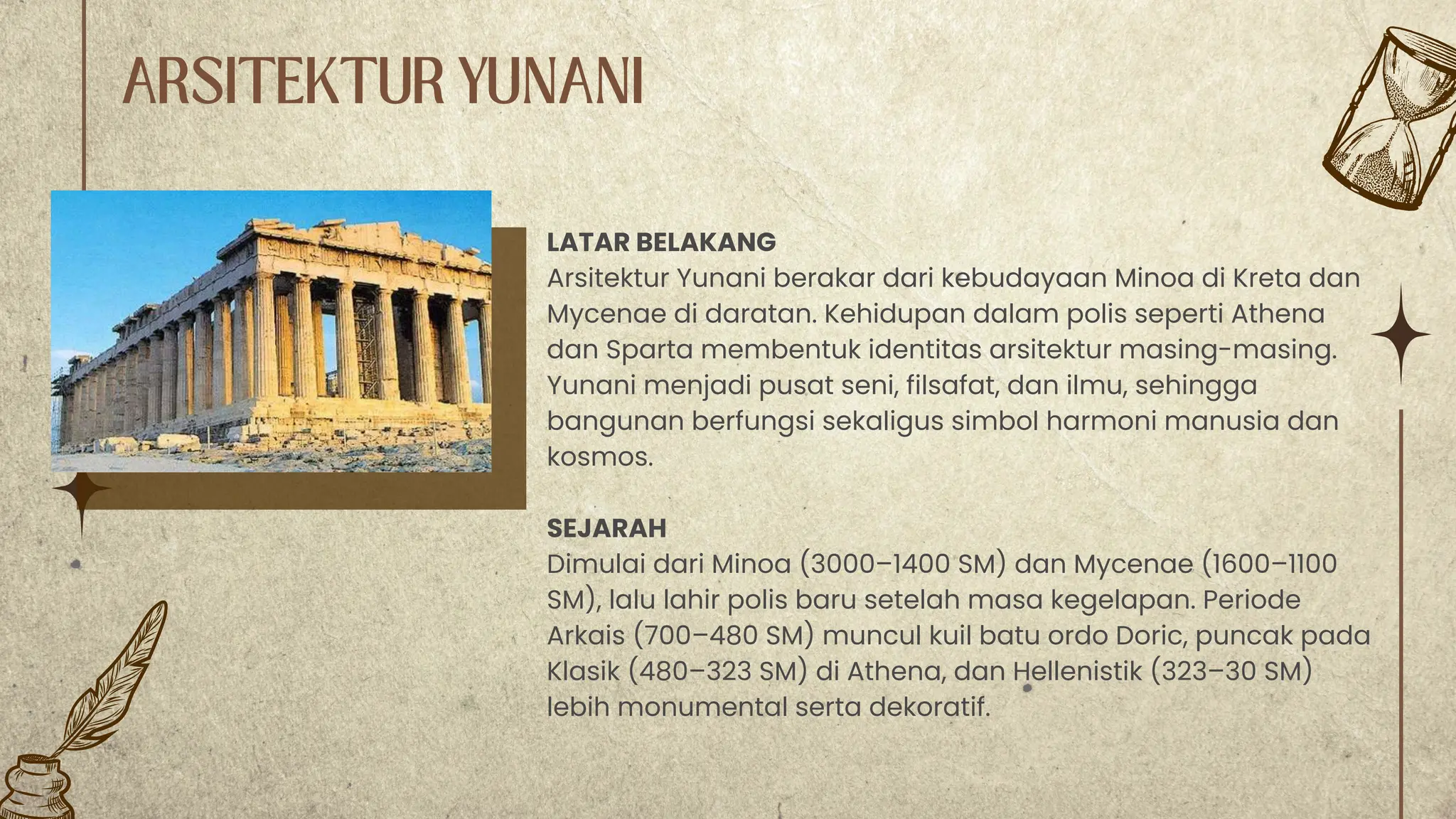 Perkembangan Gaya Arsitektur Yunani Romawi | PDF