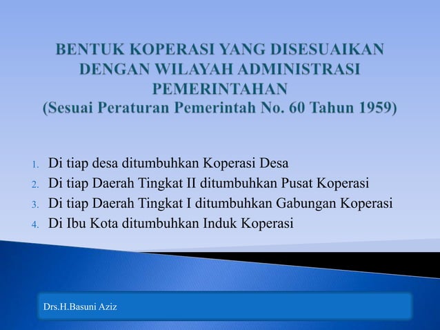 JENIS DAN BENTUK KOPERASI | PPTX