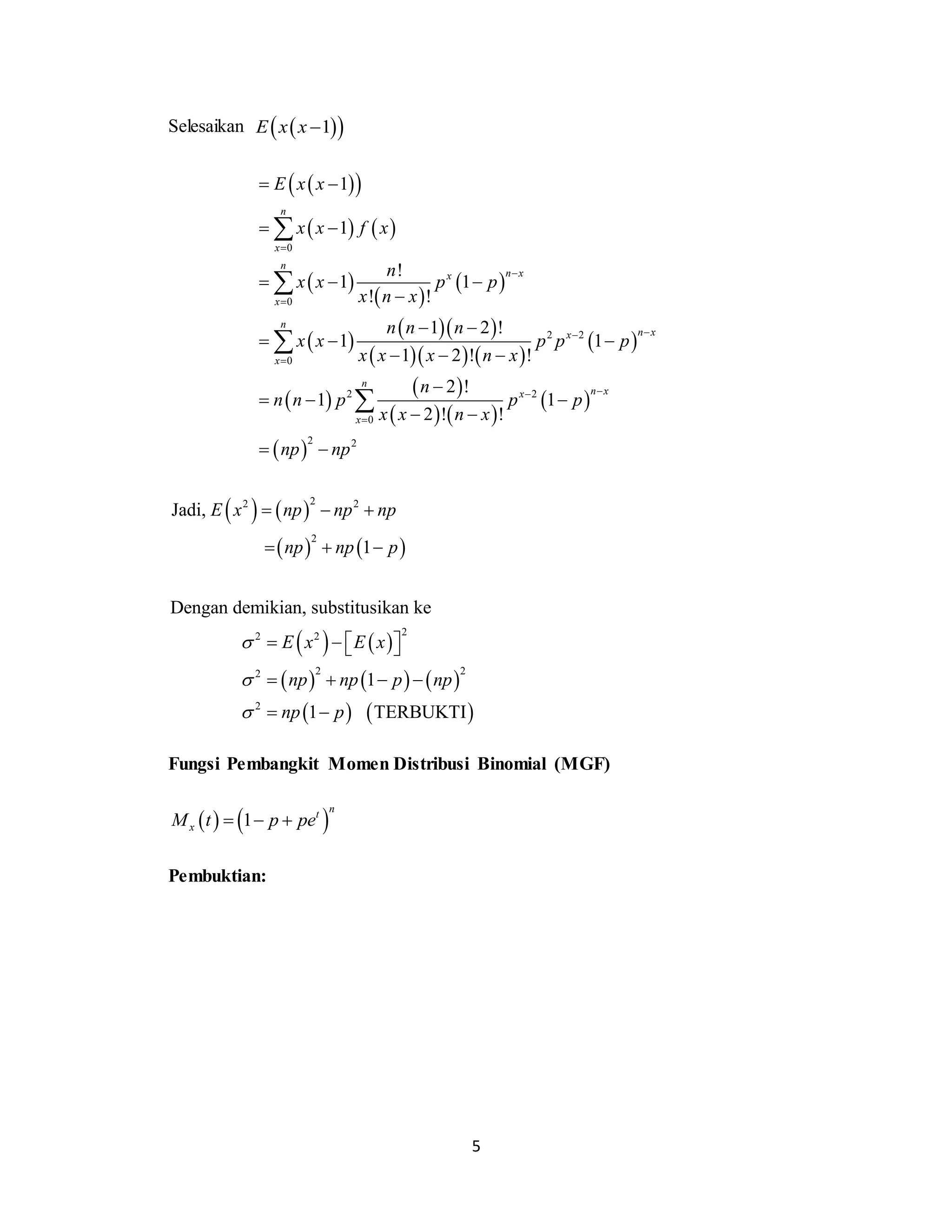 Revisi Modul_Kelompok 1_Distribusi Binomial, Pascal, dan Geometrik ...