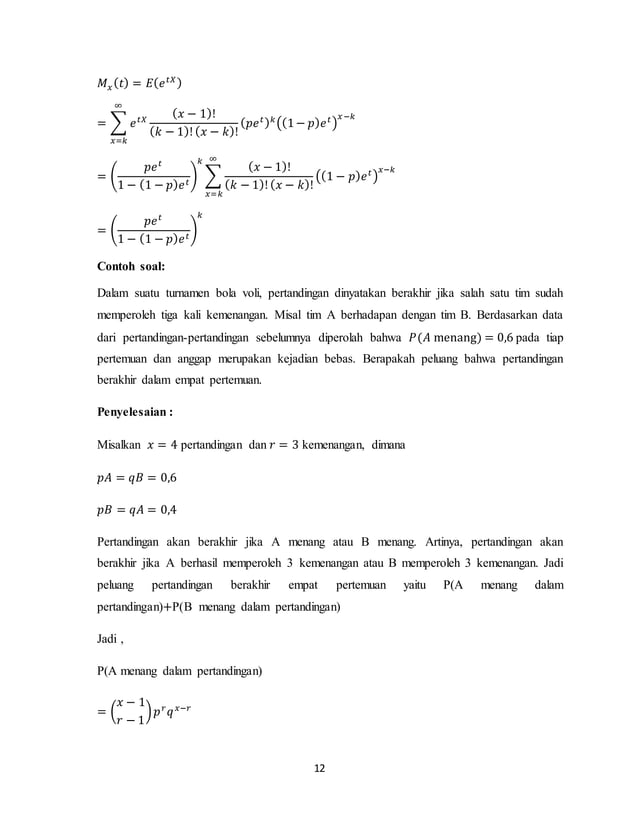 Revisi Modul_Kelompok 1_Distribusi Binomial, Pascal, dan Geometrik ...