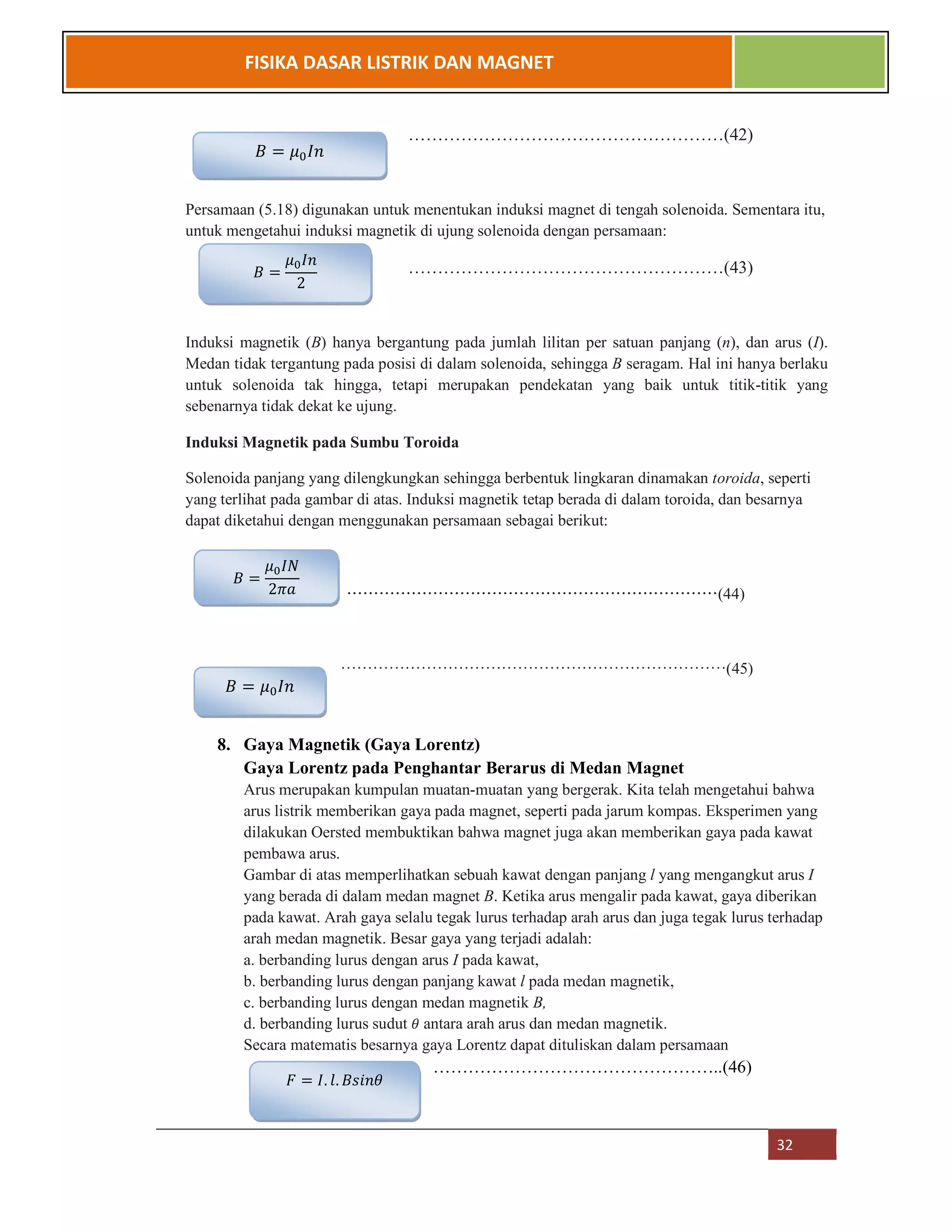 MODUL FISIKA LISTRIK DAN MAGNET | PDF