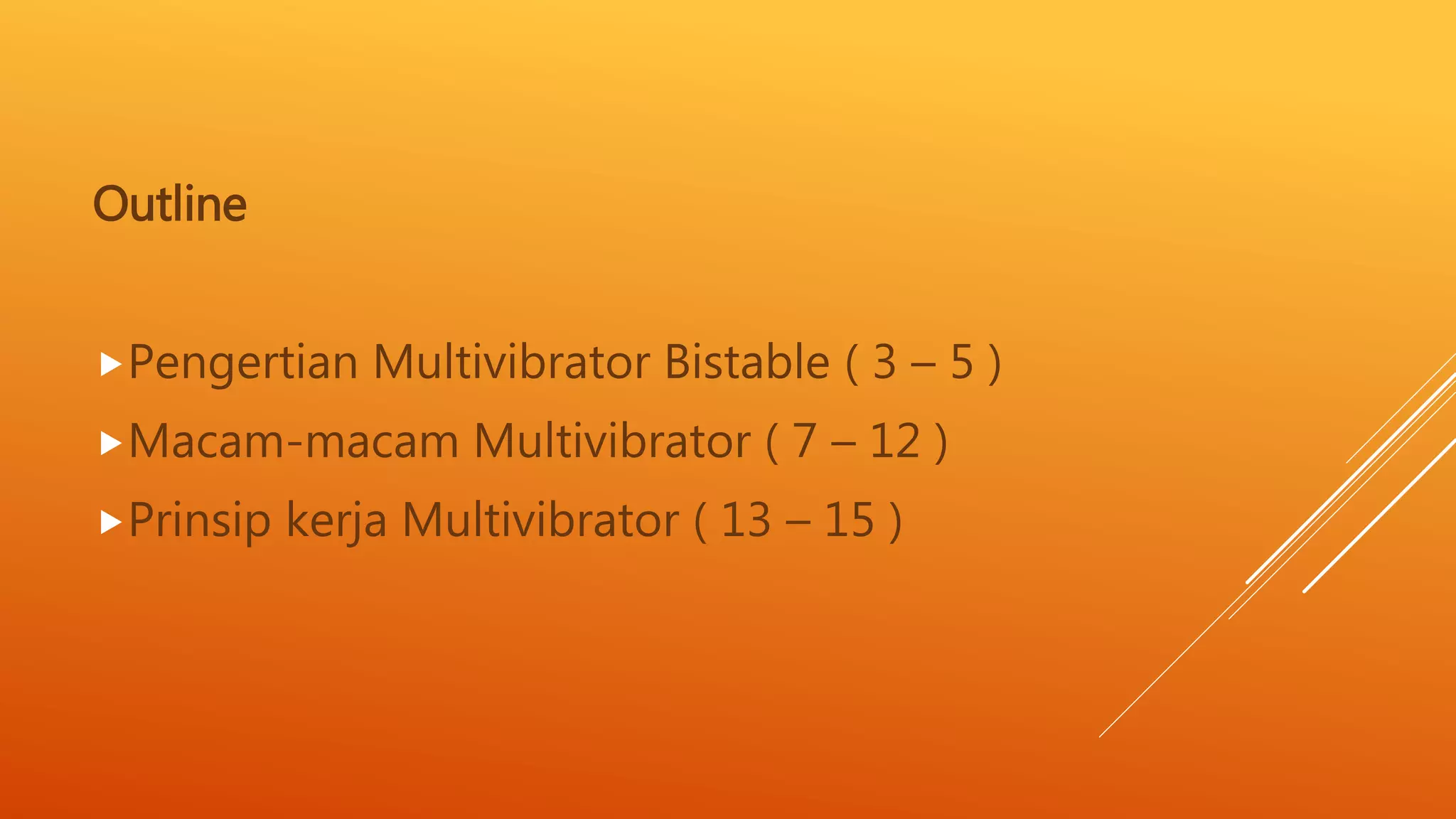 Revisi, multivibrator bistabil | PPT