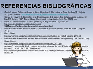 DETERMINANTES DE LA SALUD | PPT