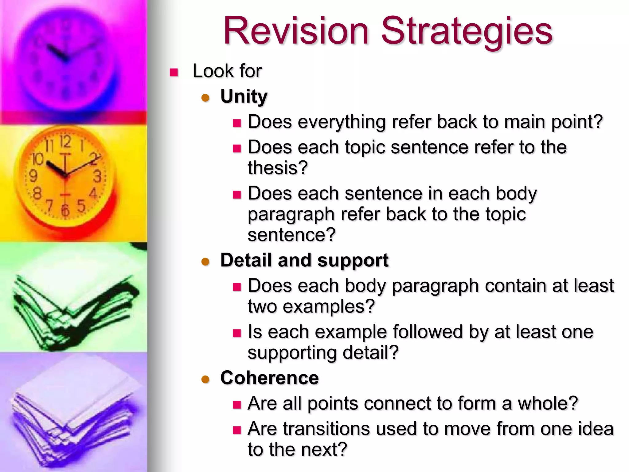 Revising editing power point | PPTX