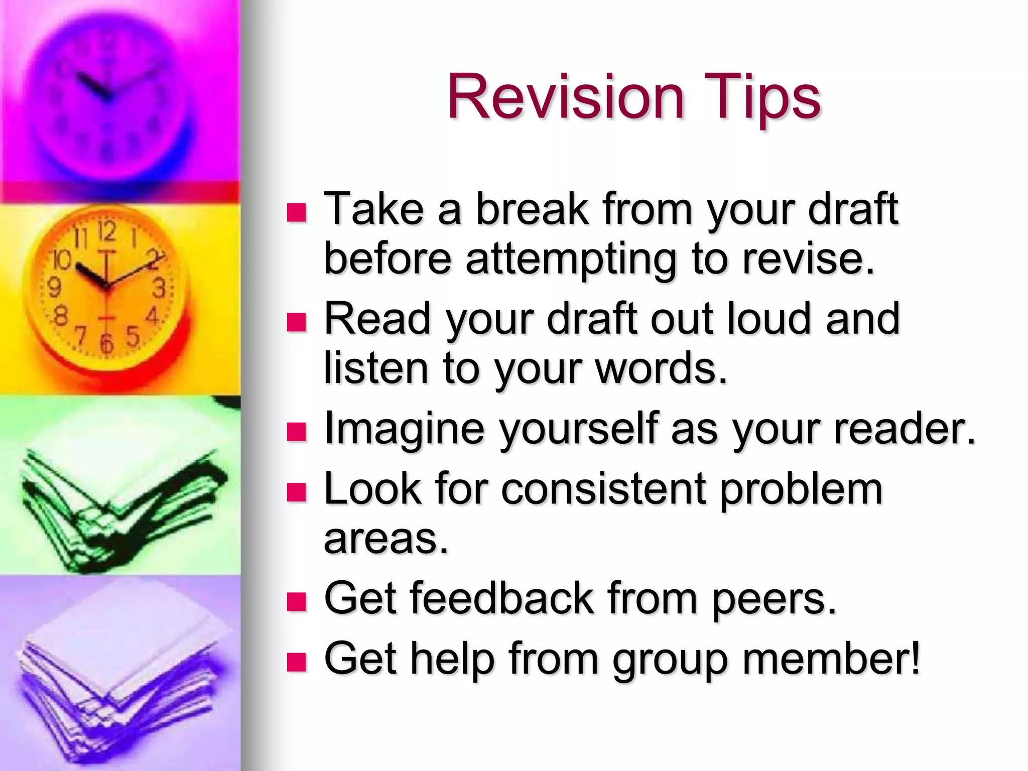 Revising editing power point | PPTX