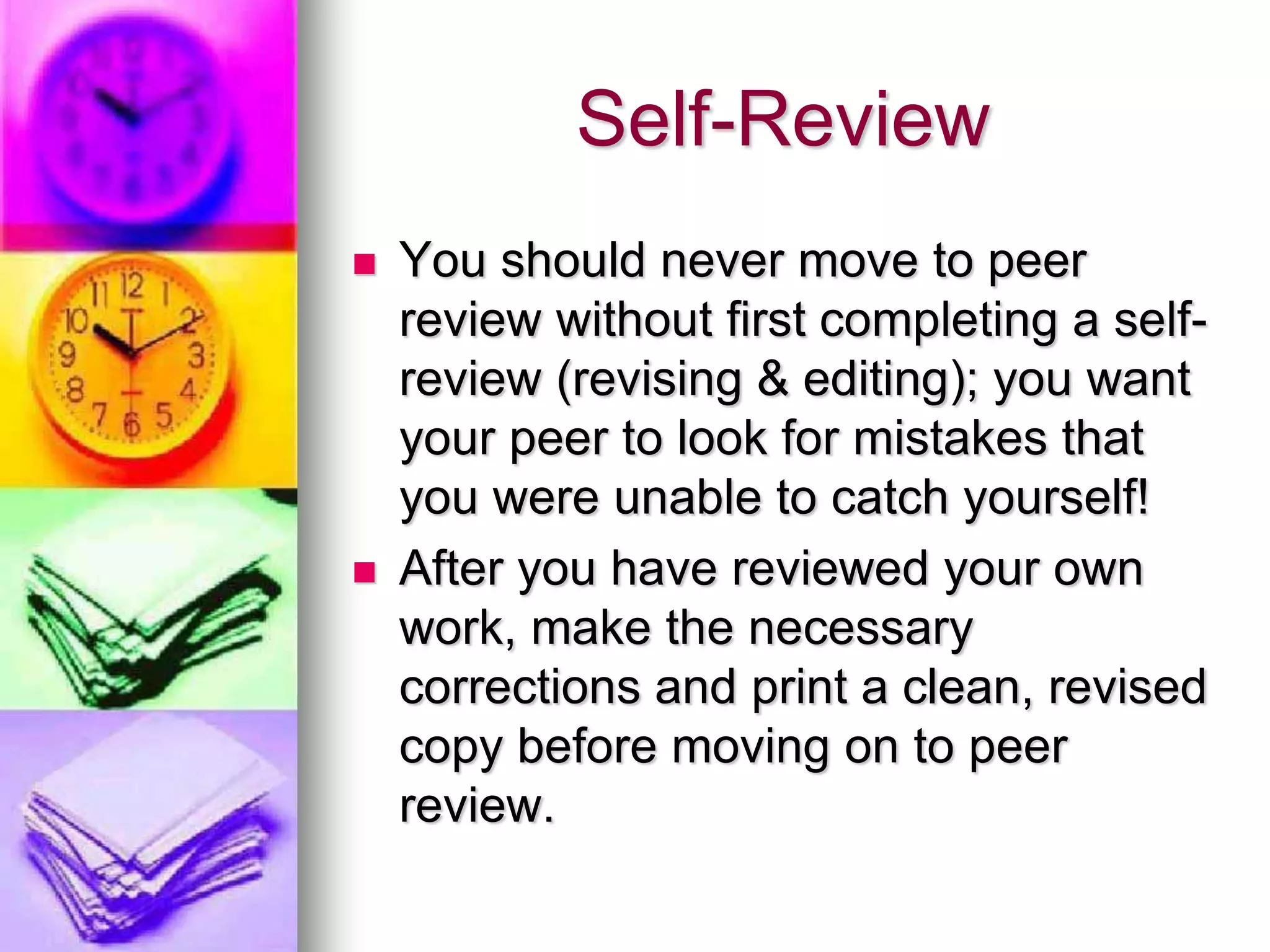 Revising editing power point | PPTX