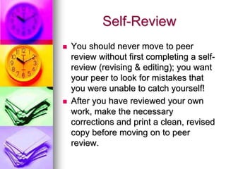 Revising editing power point | PPTX