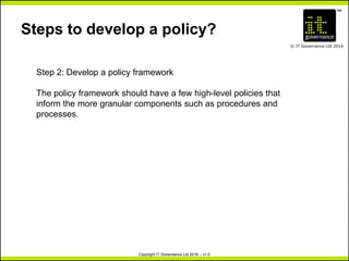 Revising policies and procedures under the new EU GDPR | PPT