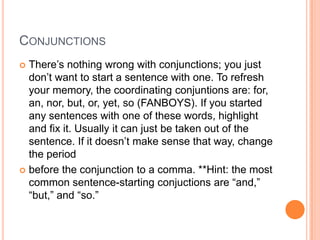 Revising and editing research | PPTX