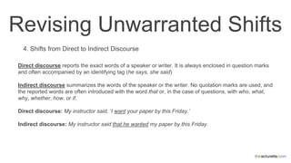 Revising Awkward and Confusing Sentences | PPT