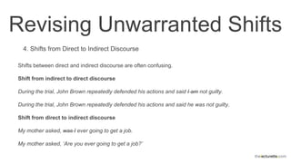 Revising Awkward and Confusing Sentences | PPT