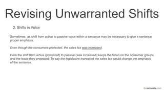 Revising Awkward and Confusing Sentences | PPTX