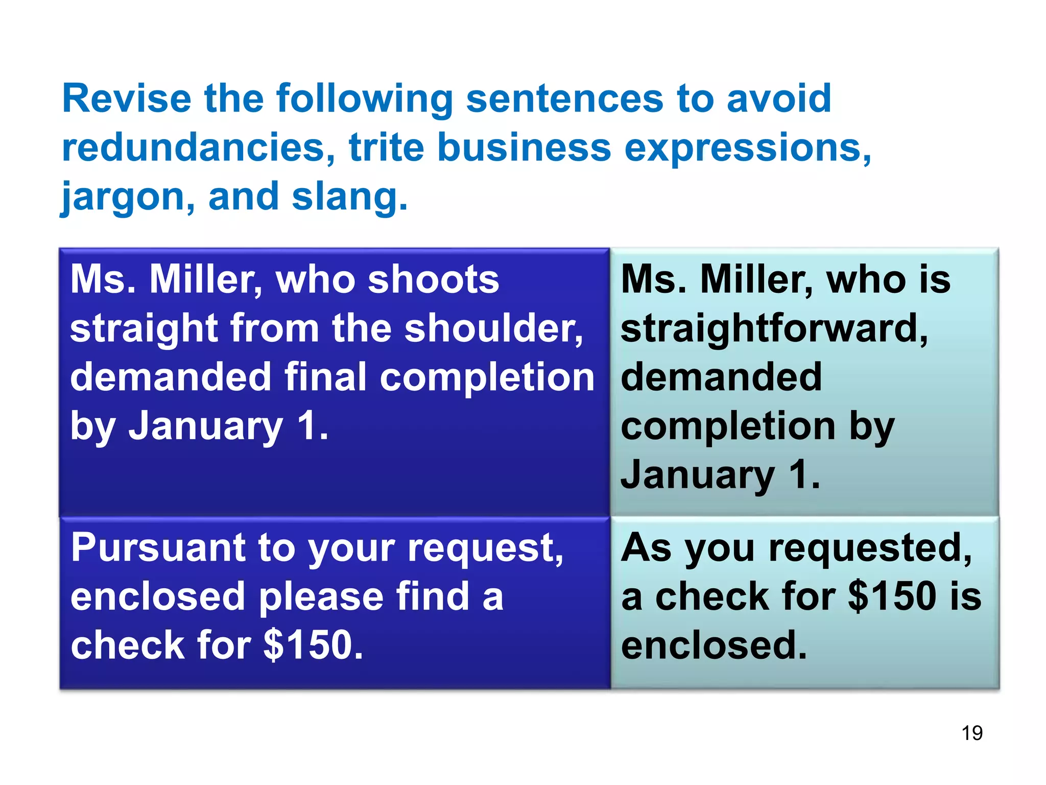 Revising business messages | PPTX