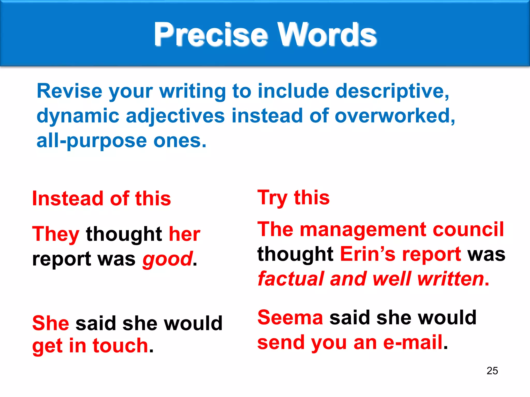 Revising business messages | PPTX