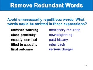 Revising business messages | PPTX