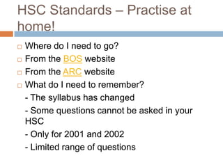 Revising for the trial hsc | PPT