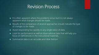 Revising instructional material | PPT