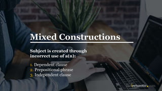 Revising mixed constructions | PPTX