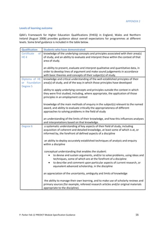 Revising Module Specifications: A Guidance Booklet | DOC
