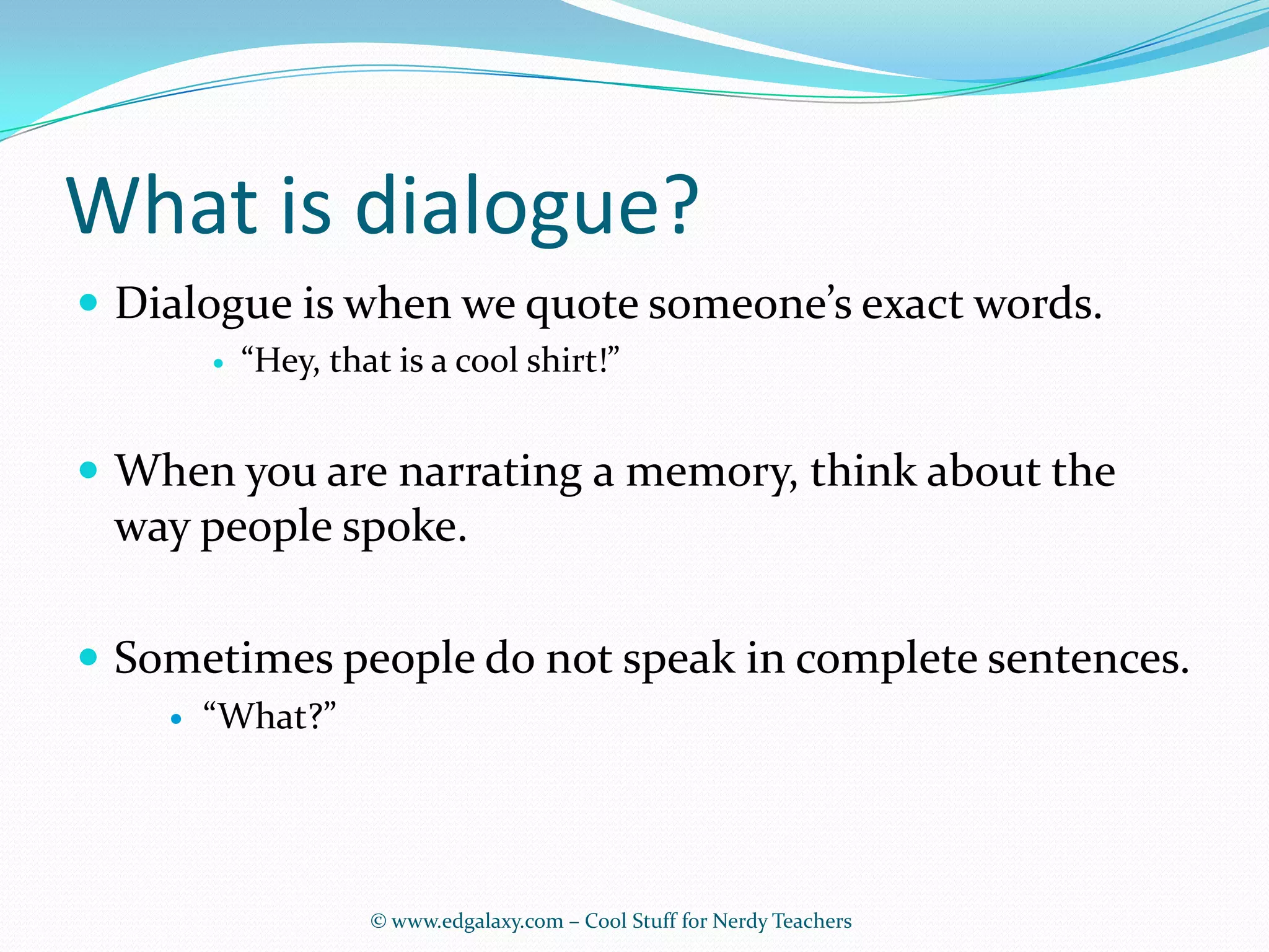 Revising our personal narratives | PPT