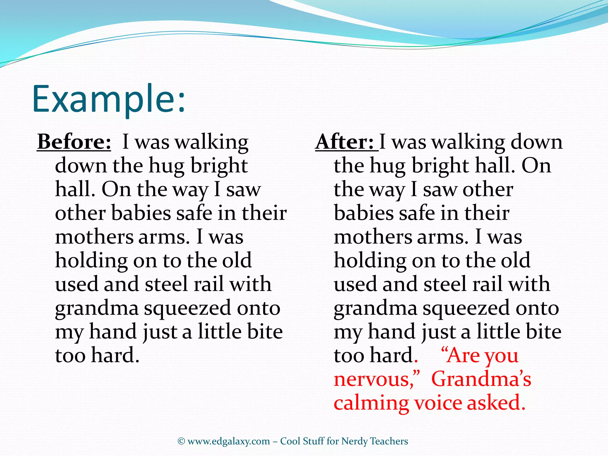 Revising our personal narratives | PPT