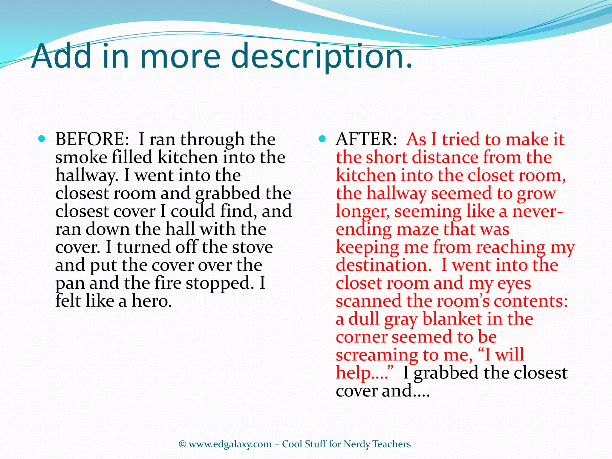 Revising our personal narratives | PPT