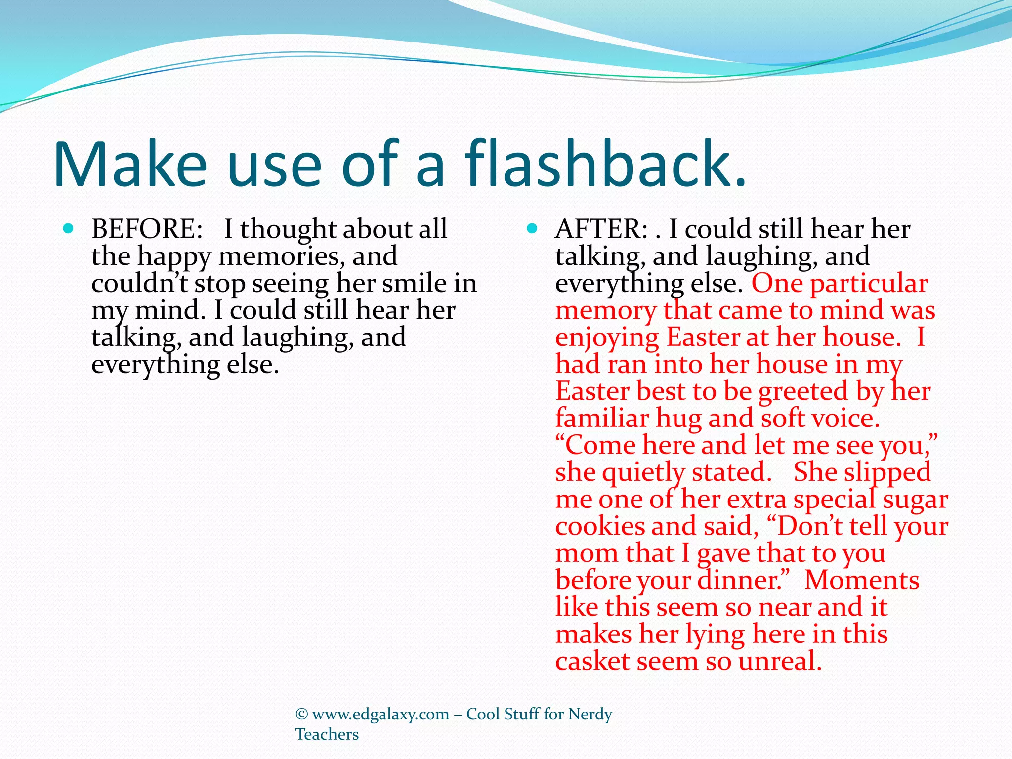 Revising our personal narratives | PPT