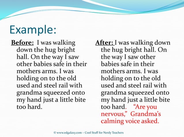 Revising our personal narratives