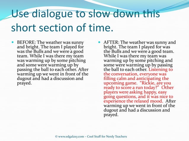 Revising our personal narratives | PPT