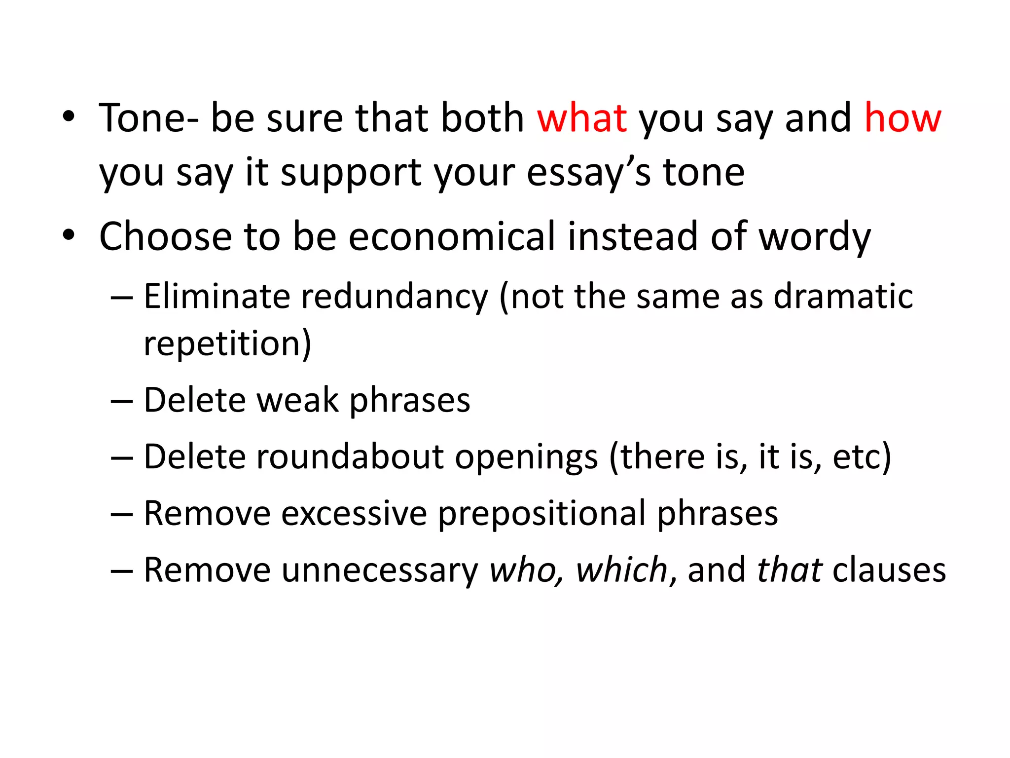 Revising sentences and words | PPT