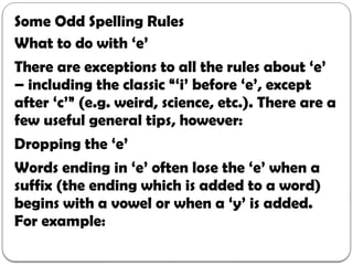 Revising writing- correct spelling. Pptx | PPTX