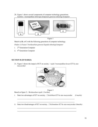 soalan ICT tingkatan 4 | DOCX